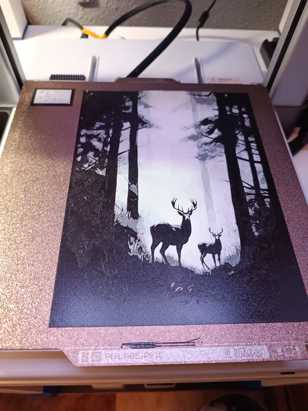 Deer in Forest Hueforge by Atrus Design - MakerWorld