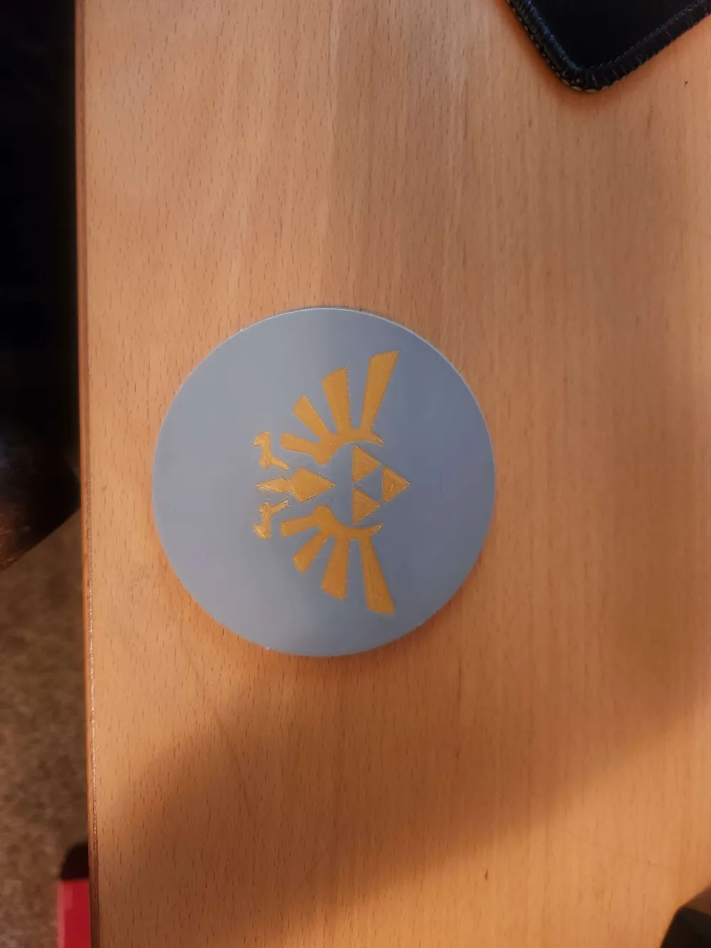 Zelda Hyrule Logo Coaster by That One Guy - MakerWorld