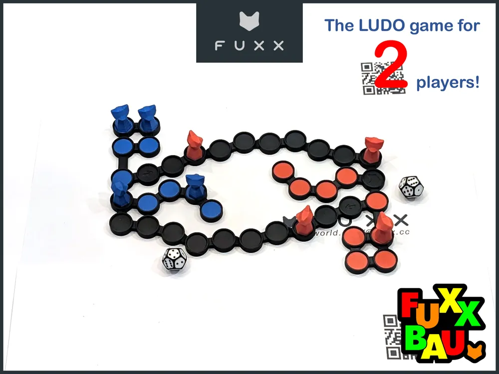 Fuxxbau - Customizable Ludo for 2 to 8 players. - Free 3D Print Model ...