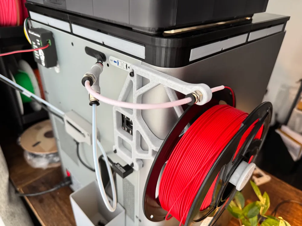 Bambu X1C / P1S side spool holder by plugowski MakerWorld: Download Free 3D Models