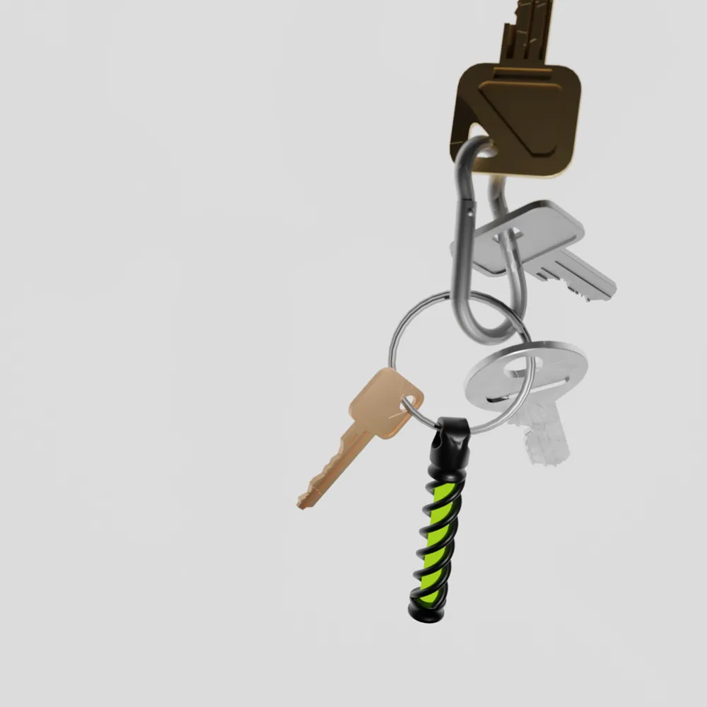 Glowing Keychain - Free 3D Print Model - MakerWorld