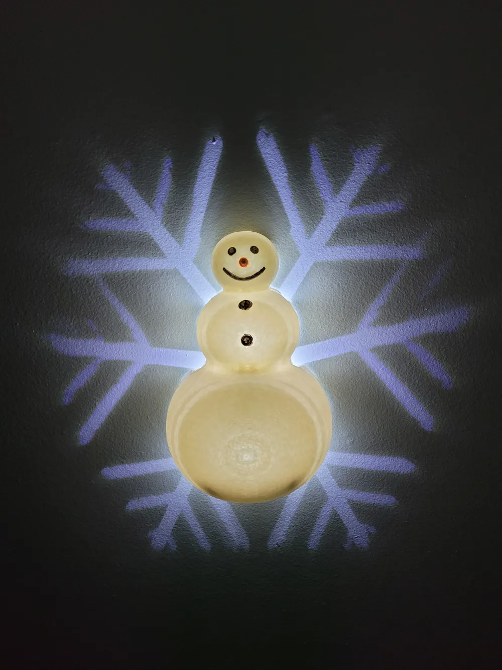 Snowflake Snowman Light by PrintMint - MakerWorld