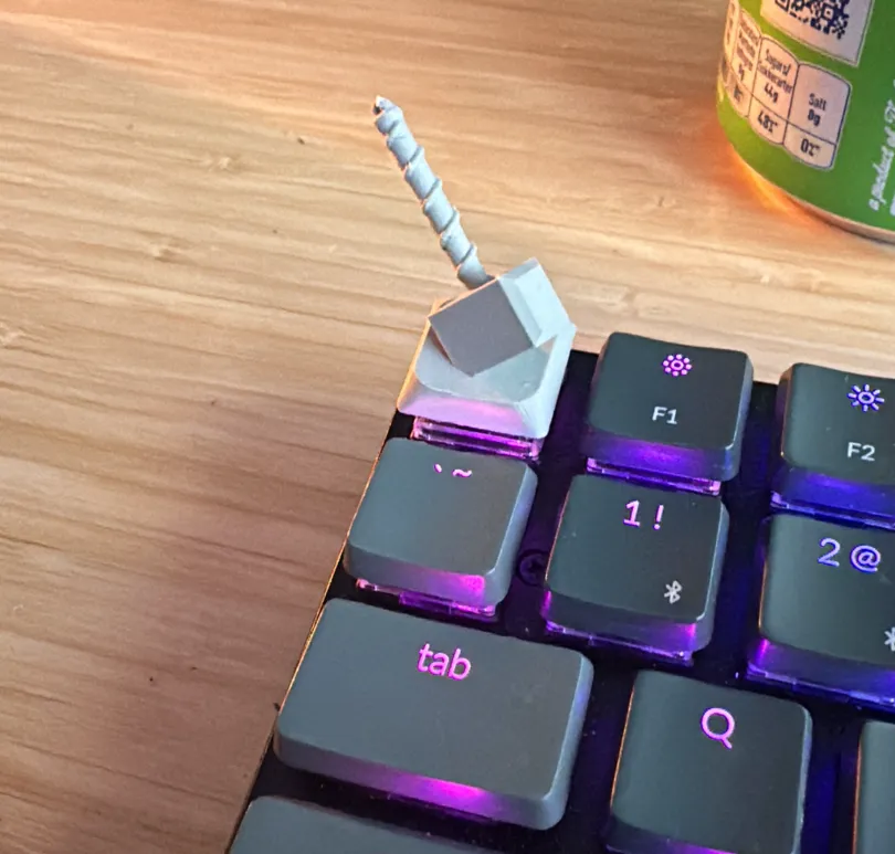 Keychron low profile keycap Thor Mjollnir by Celik - MakerWorld