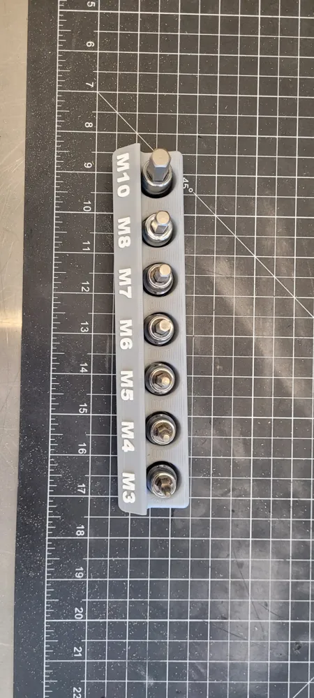 Socket bins Gridfinity (metric, imperial, Torx) by Milo MakerWorld: Download Free 3D Models