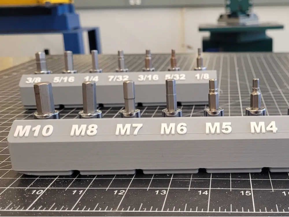 Socket bins Gridfinity (metric, imperial, Torx) by Milo MakerWorld: Download Free 3D Models
