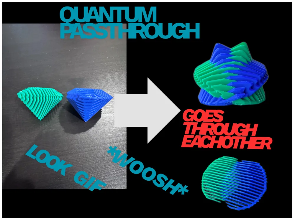Quantum Diamond Passthrough - Free 3D Print Model - MakerWorld