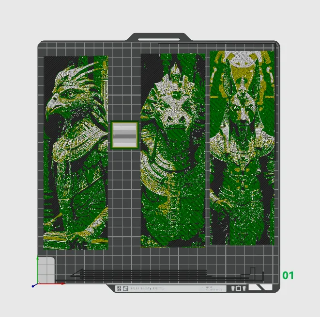 Egypt Statues - Egyptian Gods in Jade and Gold Statue form - Horus ...