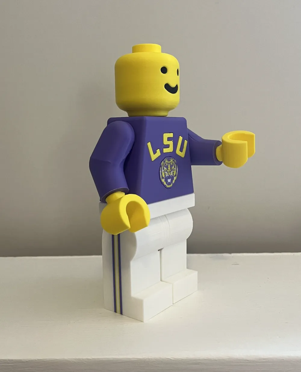 College Football Brickman - Louisiana State Uni by Jandaa MakerWorld ...