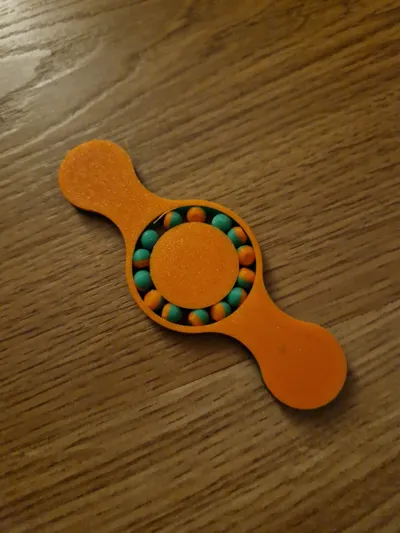 Fully printable fidget spinner 3 lobes by PartyLime - MakerWorld