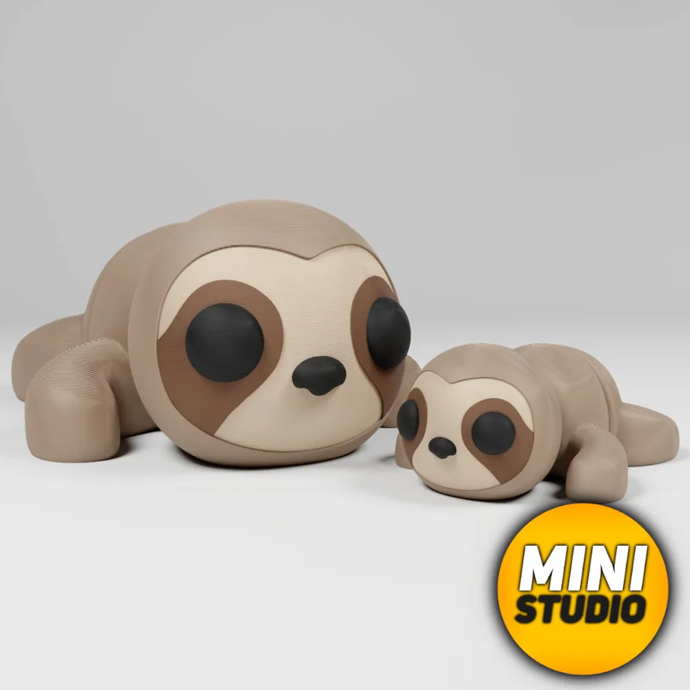 Flexi Sloth by MiniStudio MakerWorld: Download Free 3D Models
