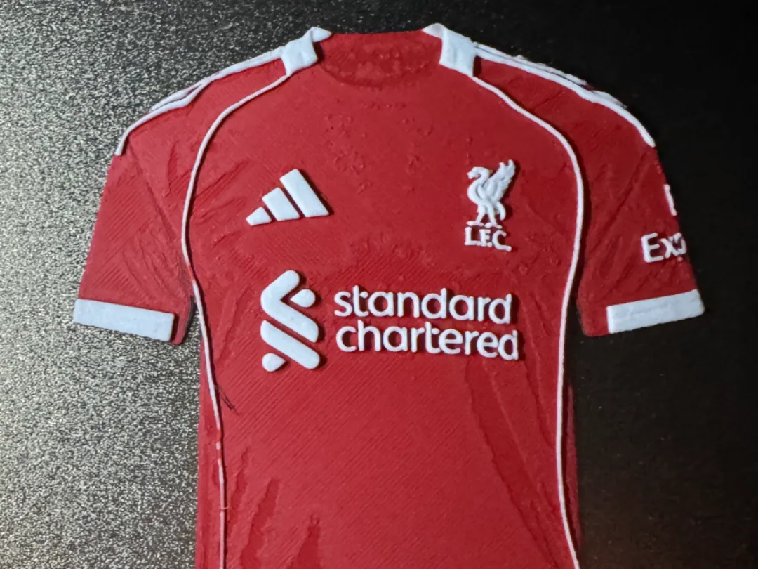 Liverpool 24/25 Jersey - Free 3D Print Model - MakerWorld