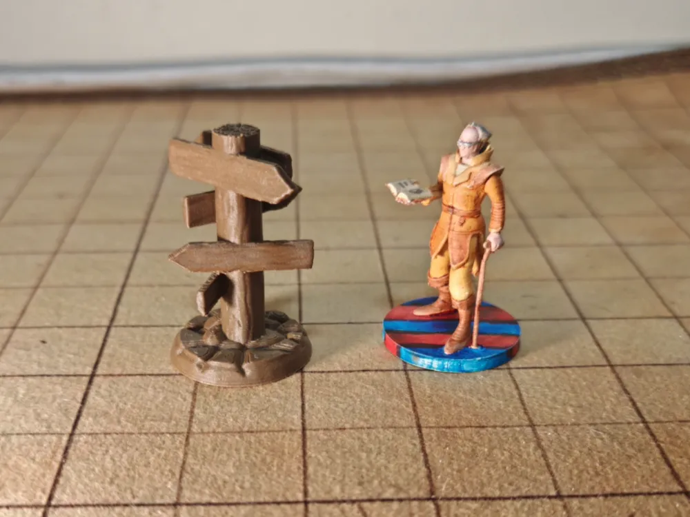 DnD Signpost - Scatter Sign Post for D&D TTRPG - Free 3D Print Model ...