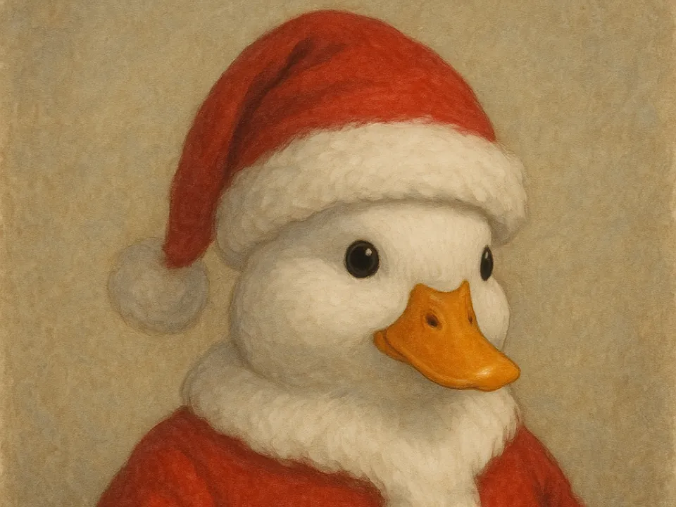 duck santa - Free 3D Print Model - MakerWorld