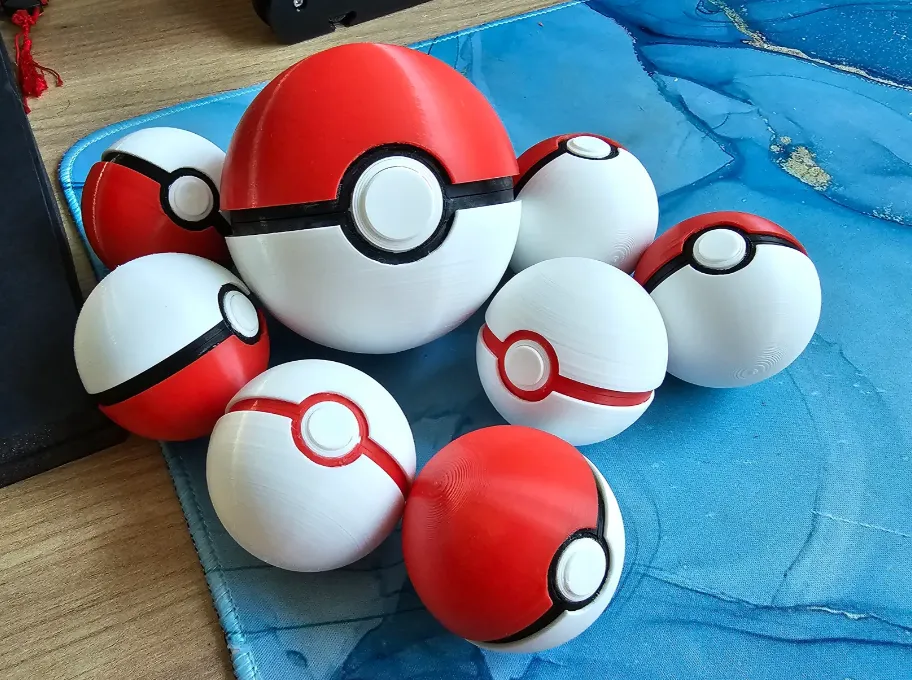 Pokeball mini - Free 3D Print Model - MakerWorld