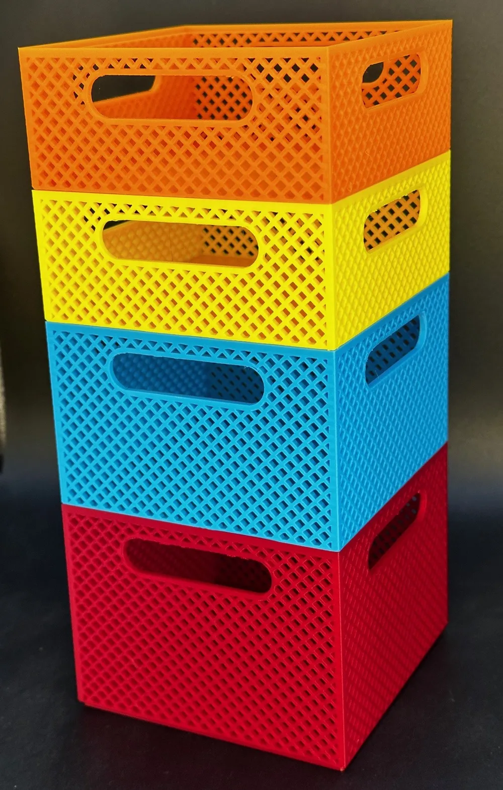 SKADIS Stackable Mesh Boxes – Organized Storage by fobiDesign ...