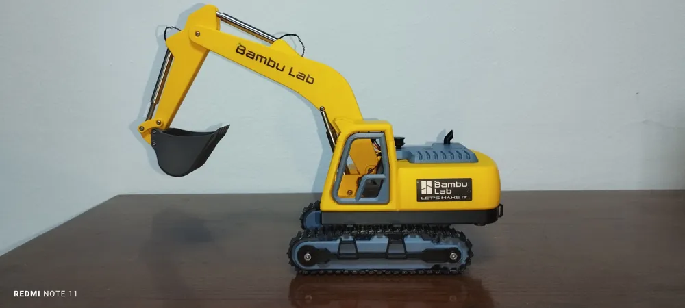 CyberBrick Excavator - Free 3D Print Model - MakerWorld