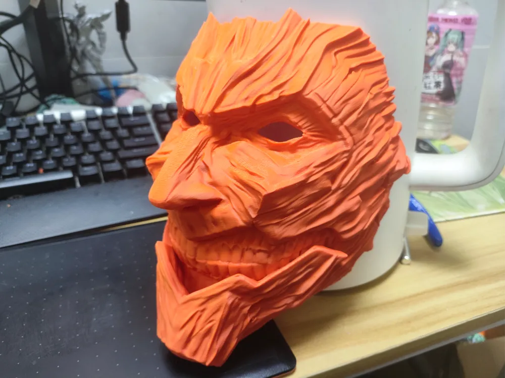 Attack on Titan Armored Titan Mask by Laffer233 MakerWorld: Download ...