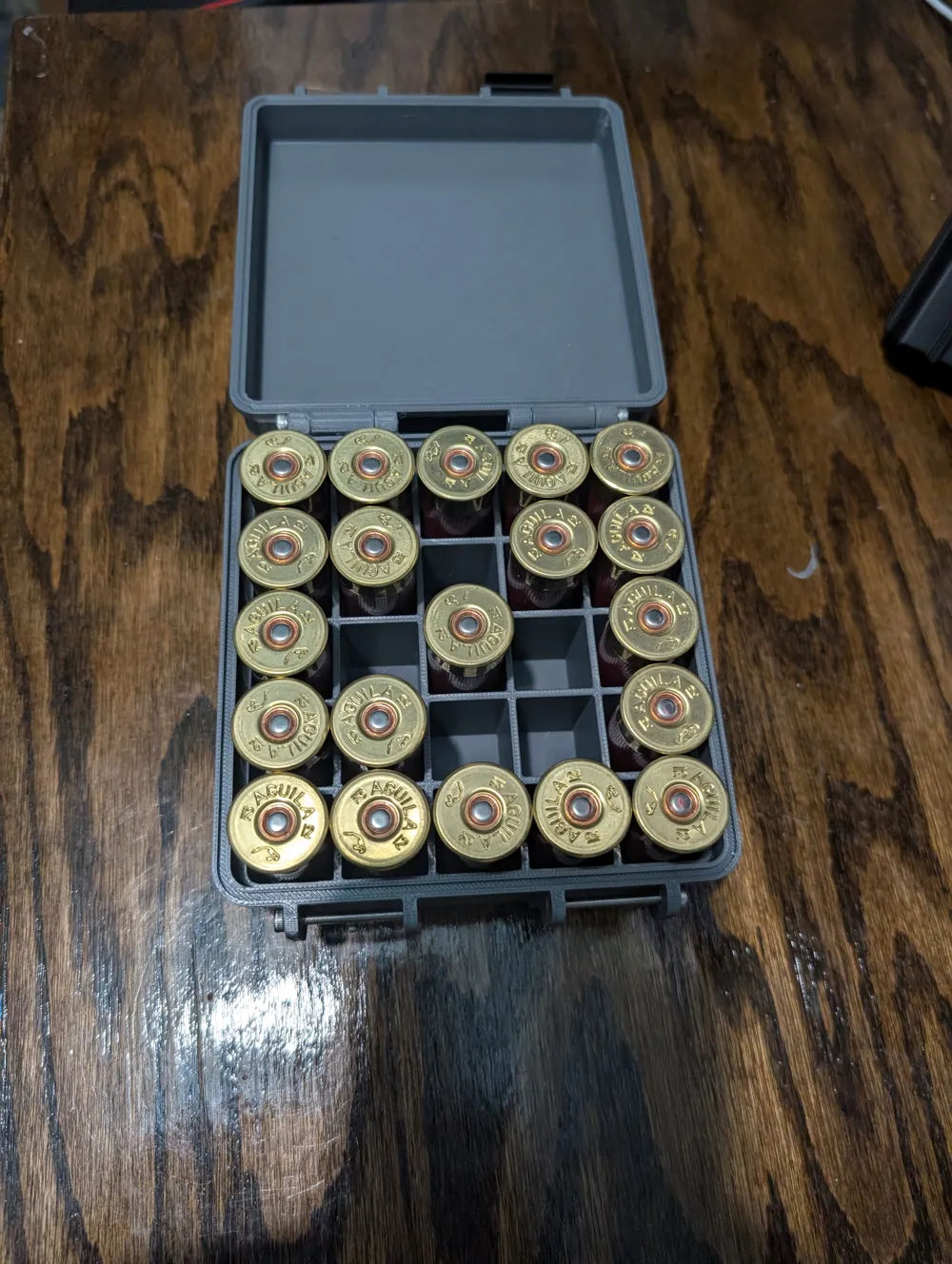 12 Gauge 25rnd Ammo Box by Squatch MakerWorld: Download Free 3D Models