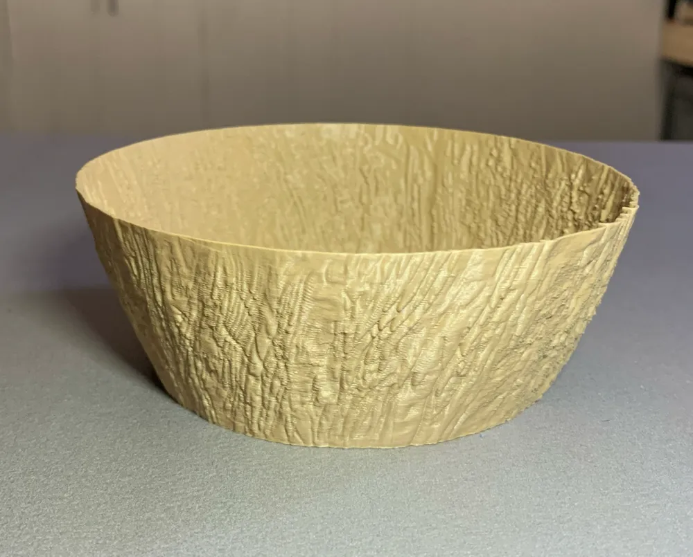 Wood grain bowl | Vase Mode Remixed by Bre3Dlove Designs - MakerWorld