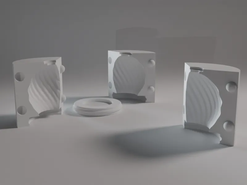 Mold for Christmas Ball Candle by 3D_maniac - MakerWorld