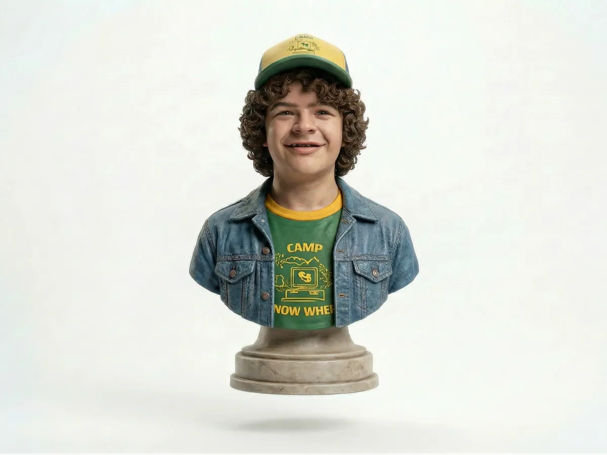 Dustin Bust – Inspired by Stranger Things - Free 3D Print Model ...