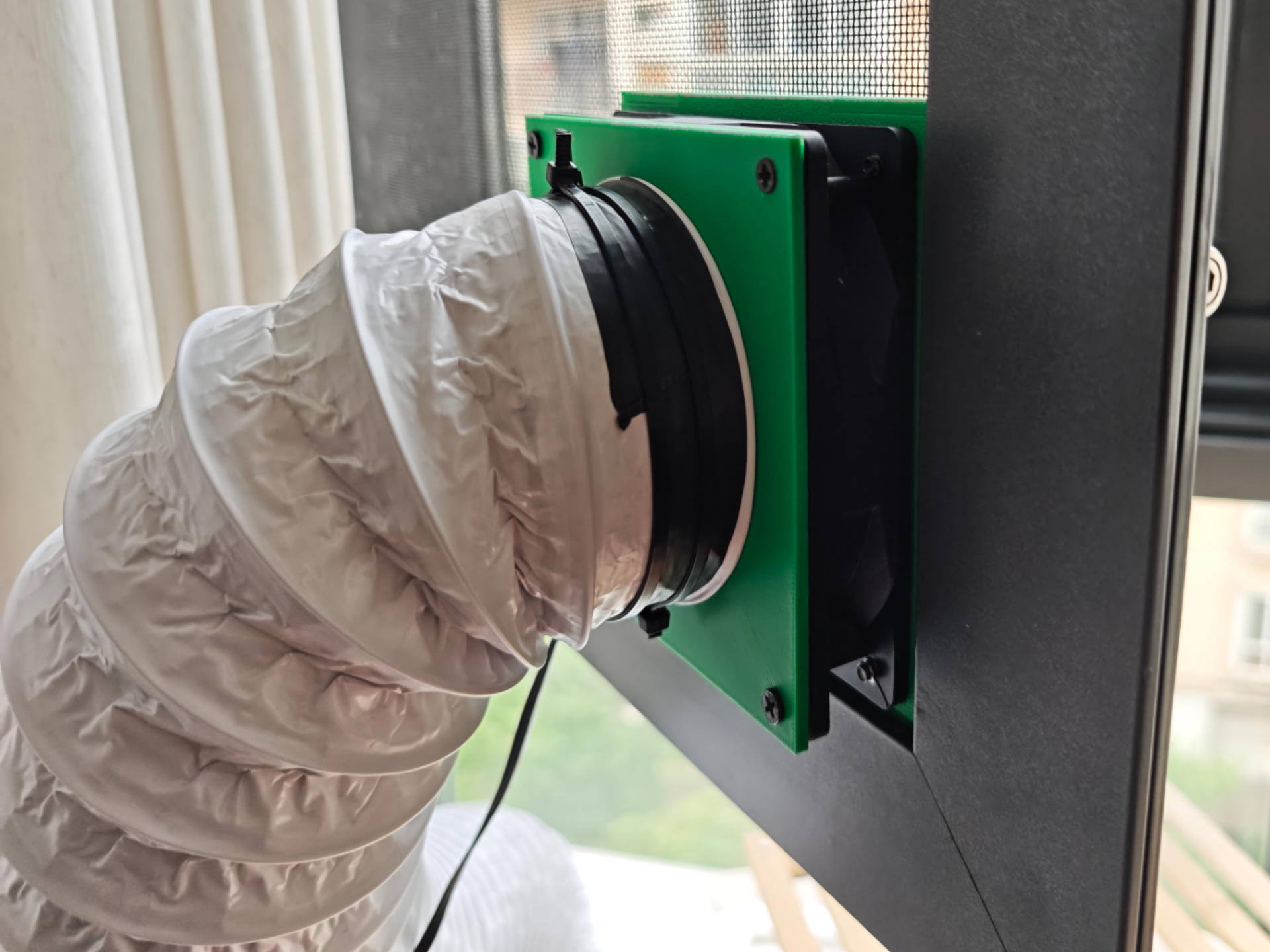 Exhaust Emission Enhancement with Fan (Screen Connection Requires No ...