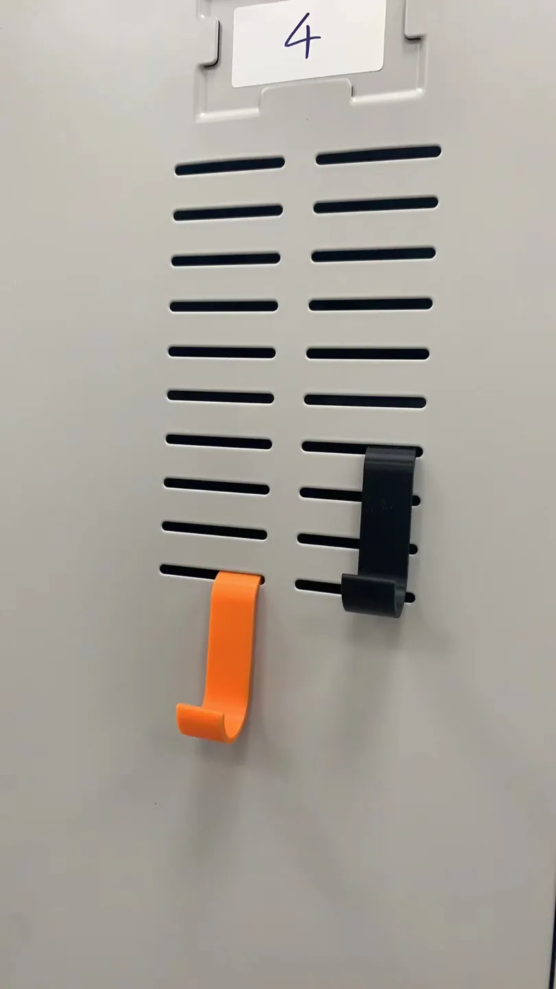 Locker door hooks by YeChongMakerWorld: Download Free 3D Models