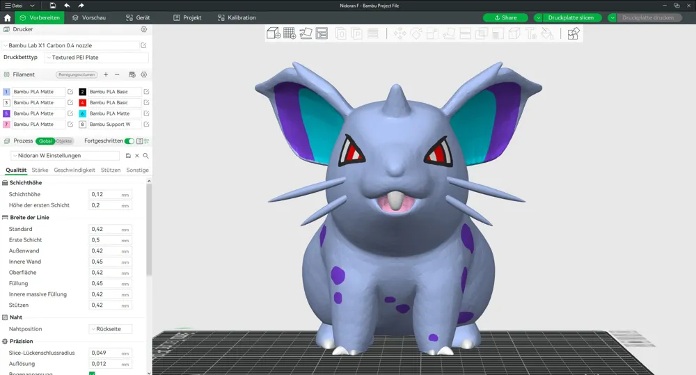 Multicolor - 宝可梦 016 a 030 - Modelo gratuito para impressão 3D - MakerWorld