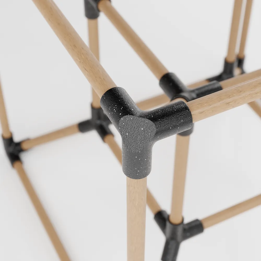 HYPERCUBE (TESSERACT) DOWEL PIN DIY by Toprototyp - MakerWorld