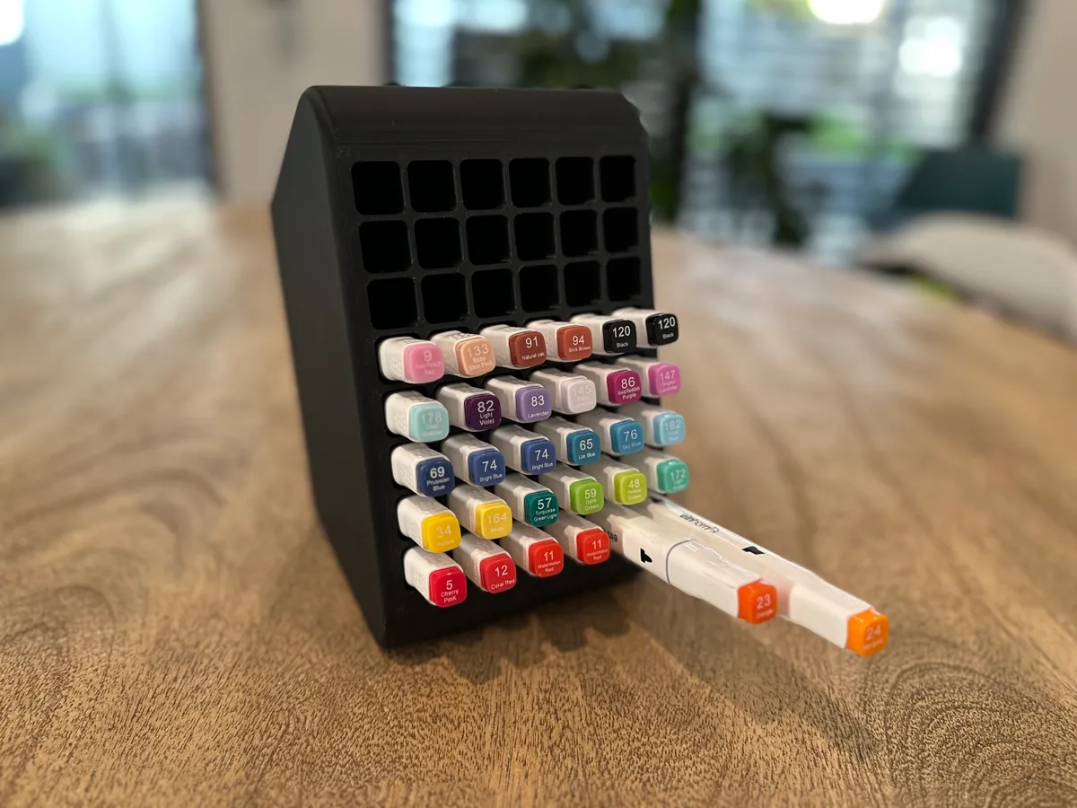 Alcohol Pen Holder - Free 3D Print Model - MakerWorld