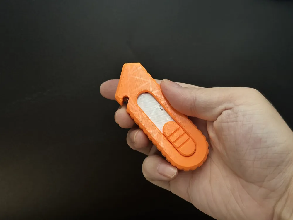 Fully 3D-Printed Compact Utility Cutter - Free 3D Print Model - MakerWorld