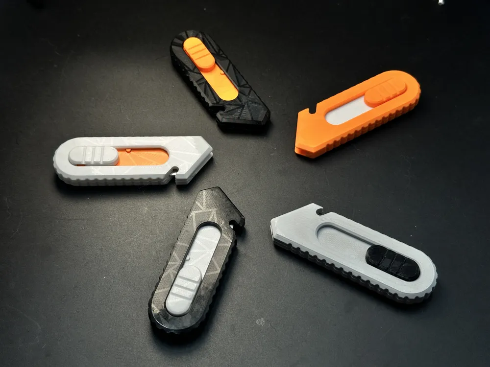 Fully 3D-Printed Compact Utility Cutter - Free 3D Print Model - MakerWorld