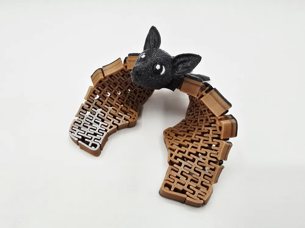 Cute Flexi Bat by FilliFuu MakerWorld: Download Free 3D Models