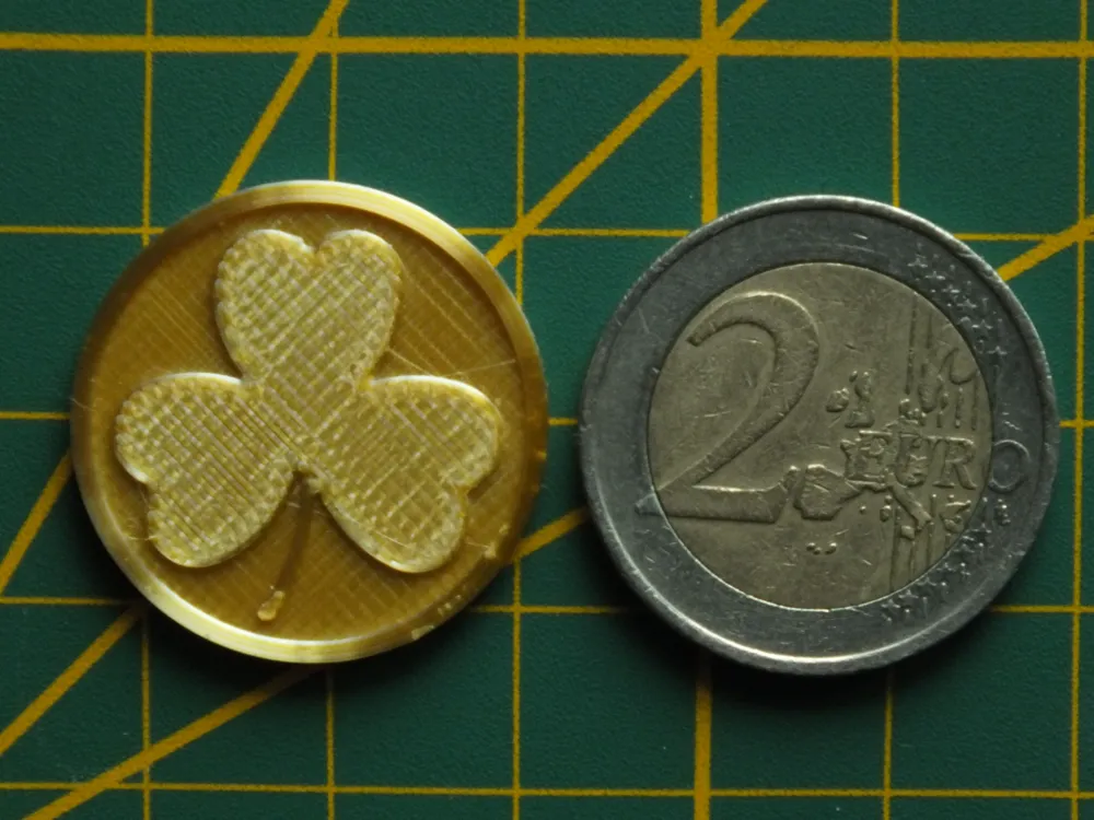 Shamrock Clover Coin Token Jeton 2Euro size by 3-Dr. Lighthouse ...