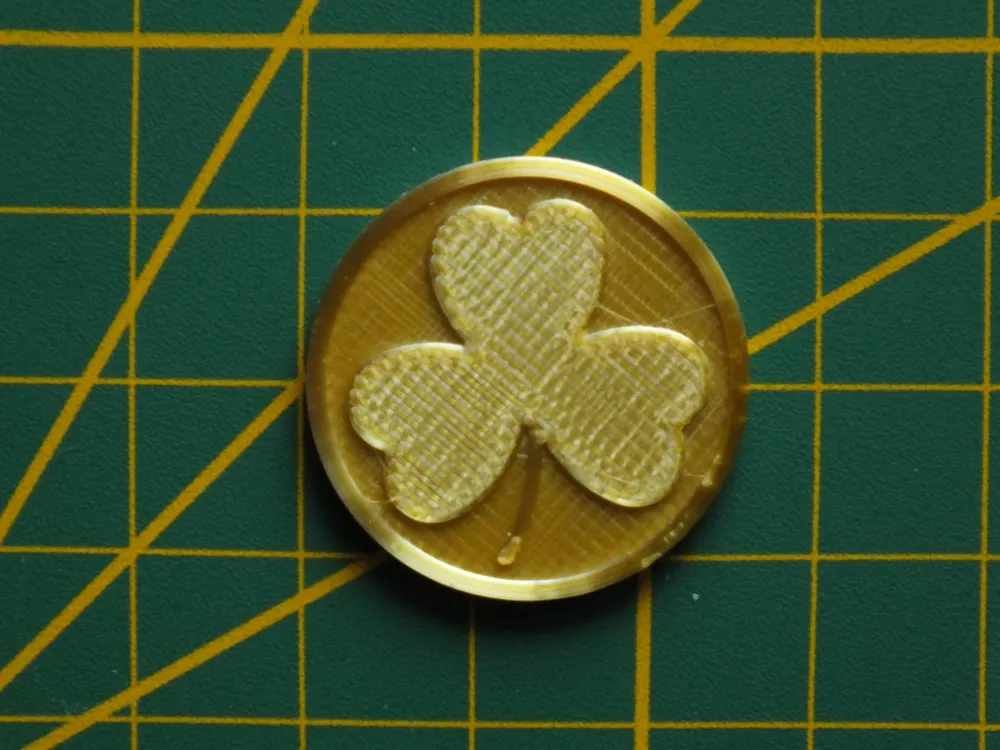 Shamrock Clover Coin Token Jeton 2Euro size by 3-Dr. Lighthouse ...