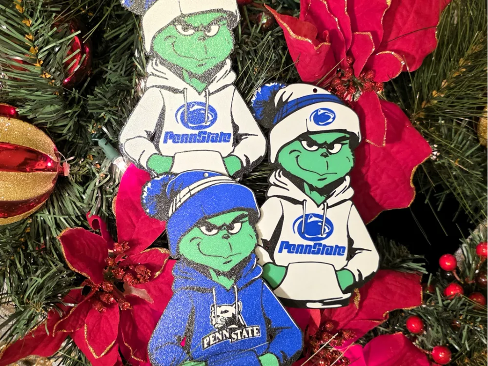 Enfeites de Natal do Grinch Penn State por Ray MakerWorld: Baixe ...