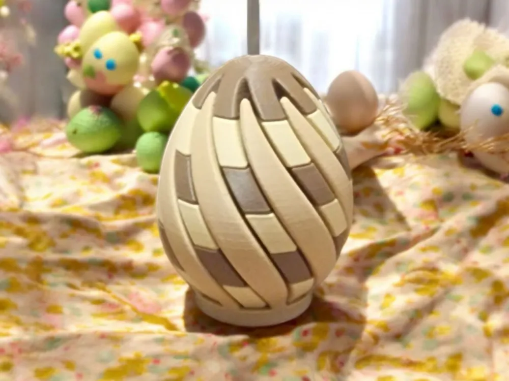 Puzzle Spiral Egg by 3Dudes MakerWorld: Download Free 3D Models