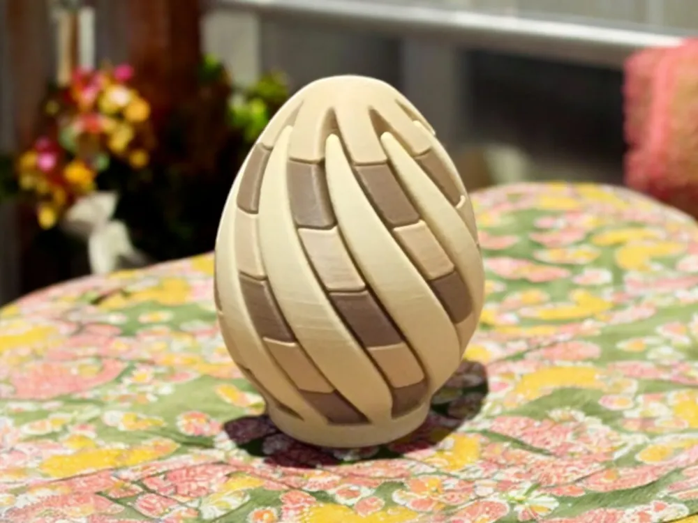 Puzzle Spiral Egg by 3Dudes MakerWorld: Download Free 3D Models