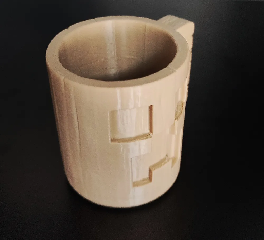 Pixel-Style Mug – Block Monster Mug by LucasG6x MakerWorld: Download ...