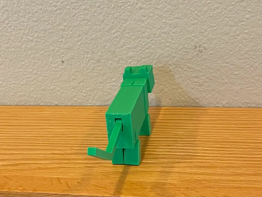 Articulated Minecraft cat - Free 3D Print Model - MakerWorld