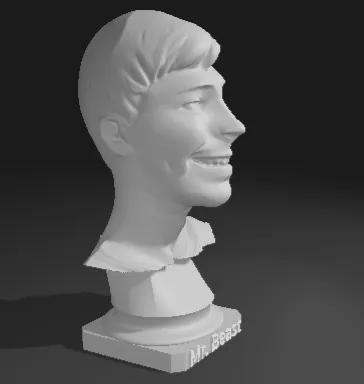 Mr. Beast 3D model - Free 3D Print Model - MakerWorld