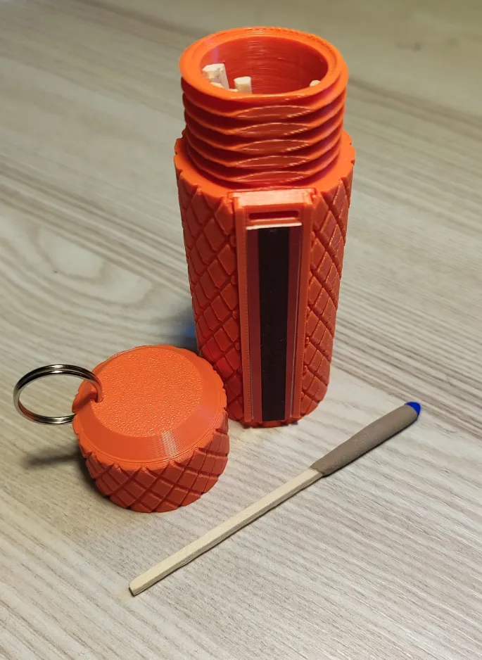 Waterproof storm matches box by kacper MakerWorld: Download Free 3D Models