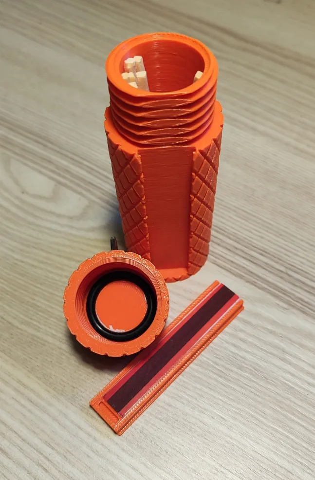 Waterproof storm matches box by kacper MakerWorld: Download Free 3D Models