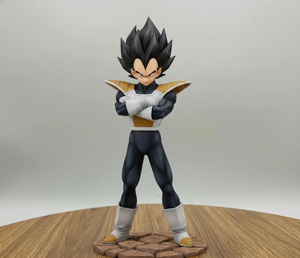 Vegeta Dragonball Saiyajin - Modelo gratuito para impressão 3D - MakerWorld