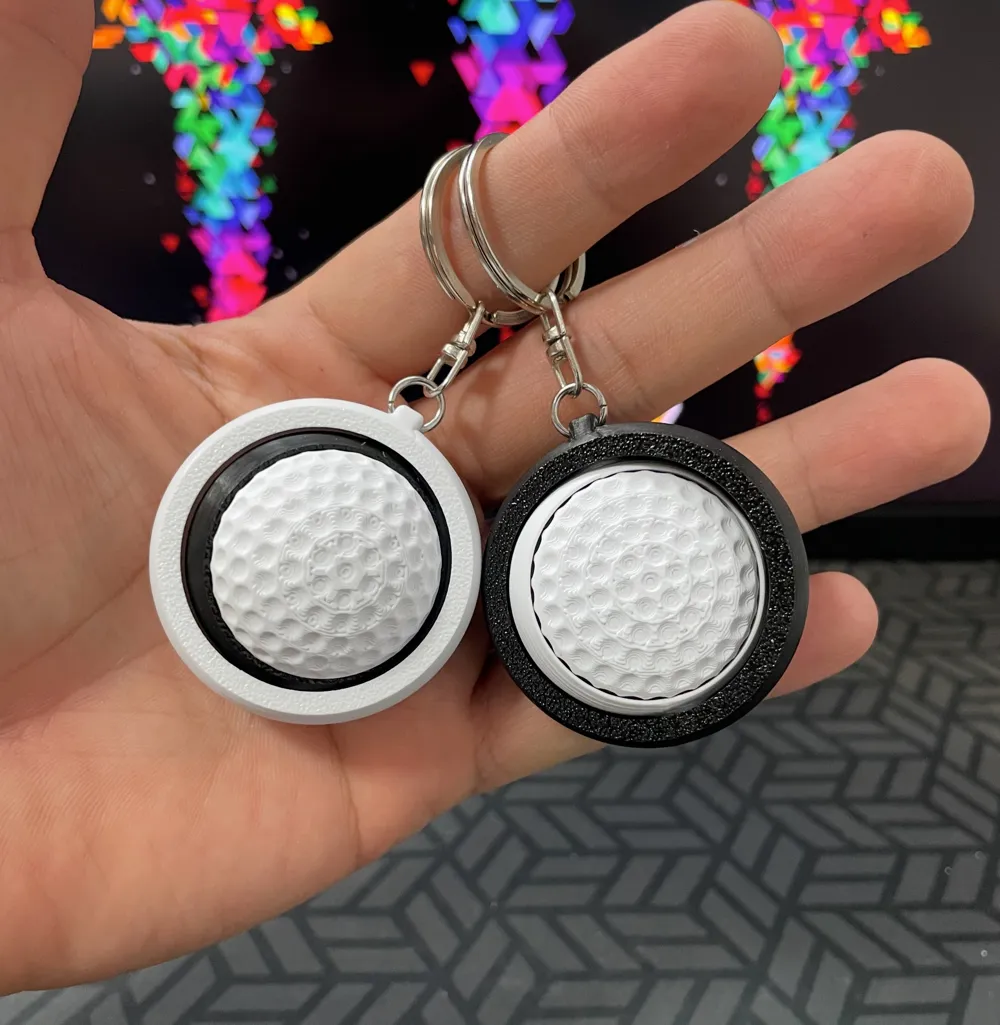 Golf Ball Fidget Spinner by TeamGraphika MakerWorld: Download Free 3D ...