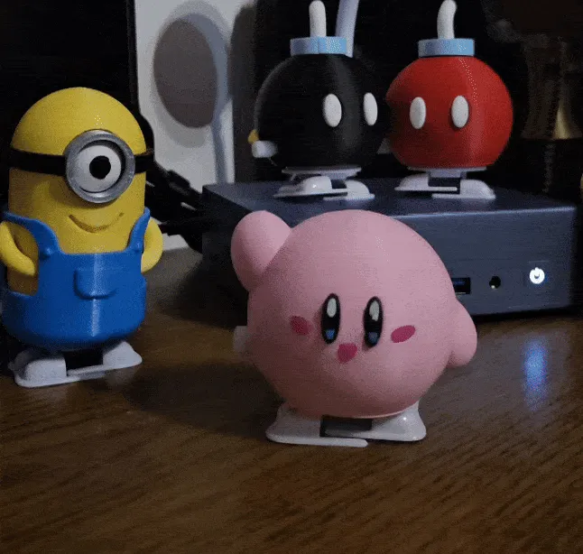 kirby wind-up - Free 3D Print Model - MakerWorld