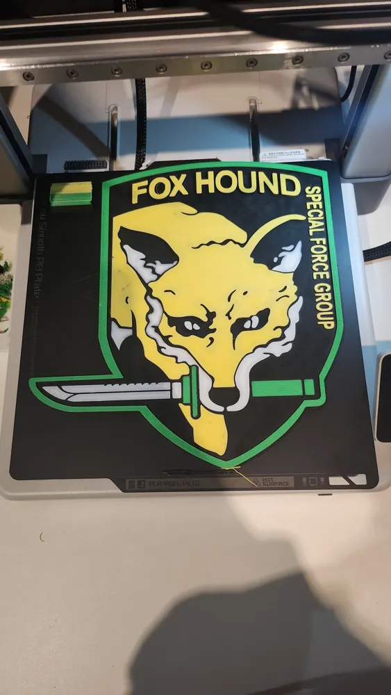 Metal Gear Fox Hound Logo Poster by Ryan @ TheMajinLab MakerWorld ...