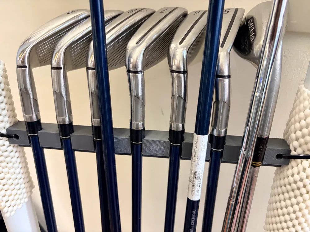 Minimalist Golf Club Wall Storage Mount - Universal for Irons, Woods ...