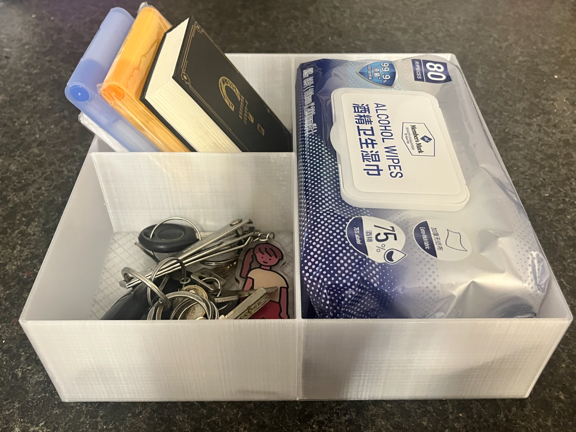 "Entryway Storage Box" Universal Alcohol Wipe Pack Organizer | 220mm ...