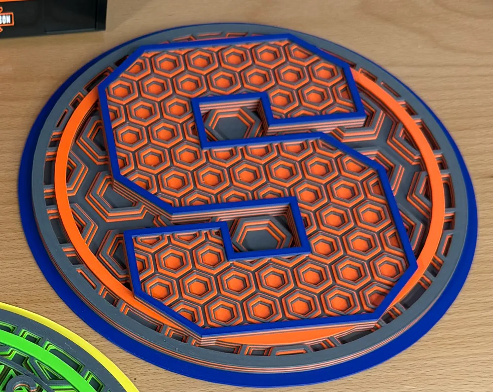 Syracuse Orange Dimensional Mosaic by Richie Rich Richie Rich - MakerWorld